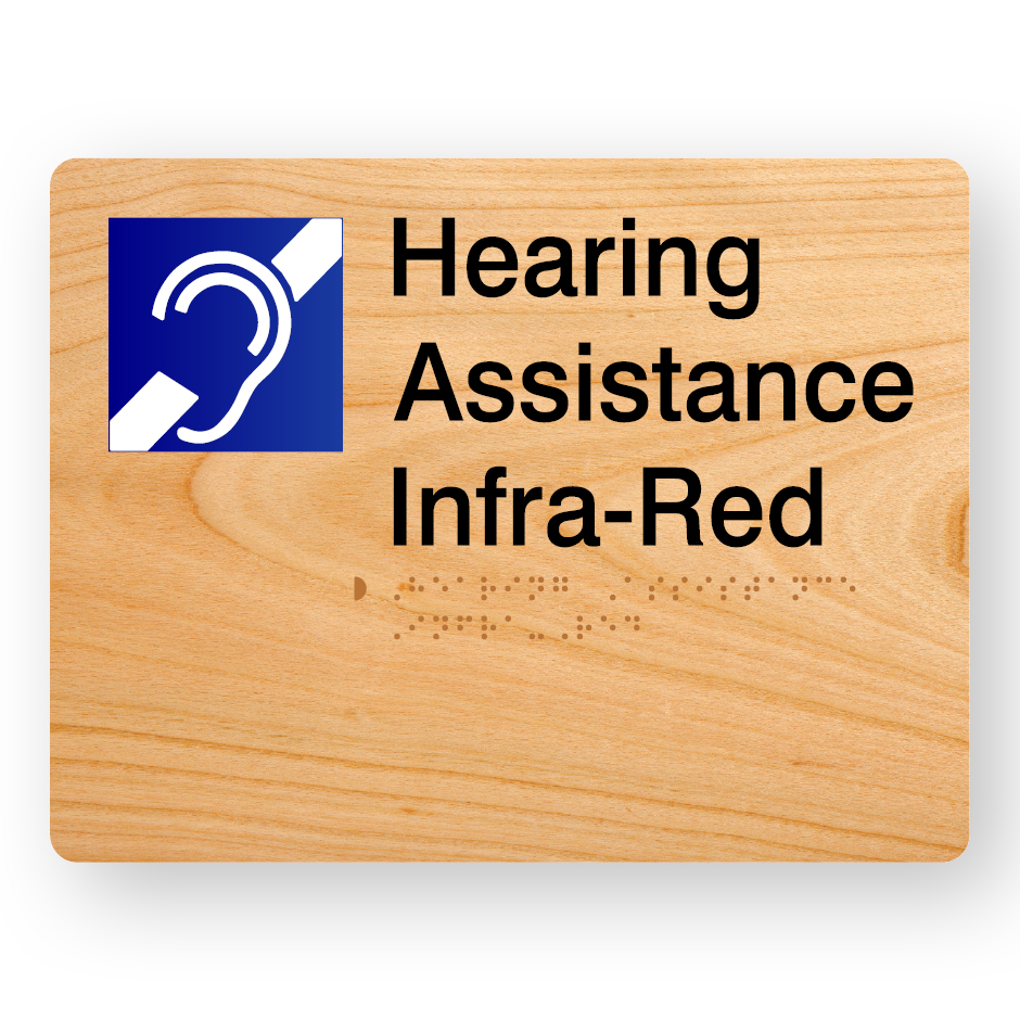 Braille Signs Victoria - Hearing Assistance Infra-Red Braille sign in ...