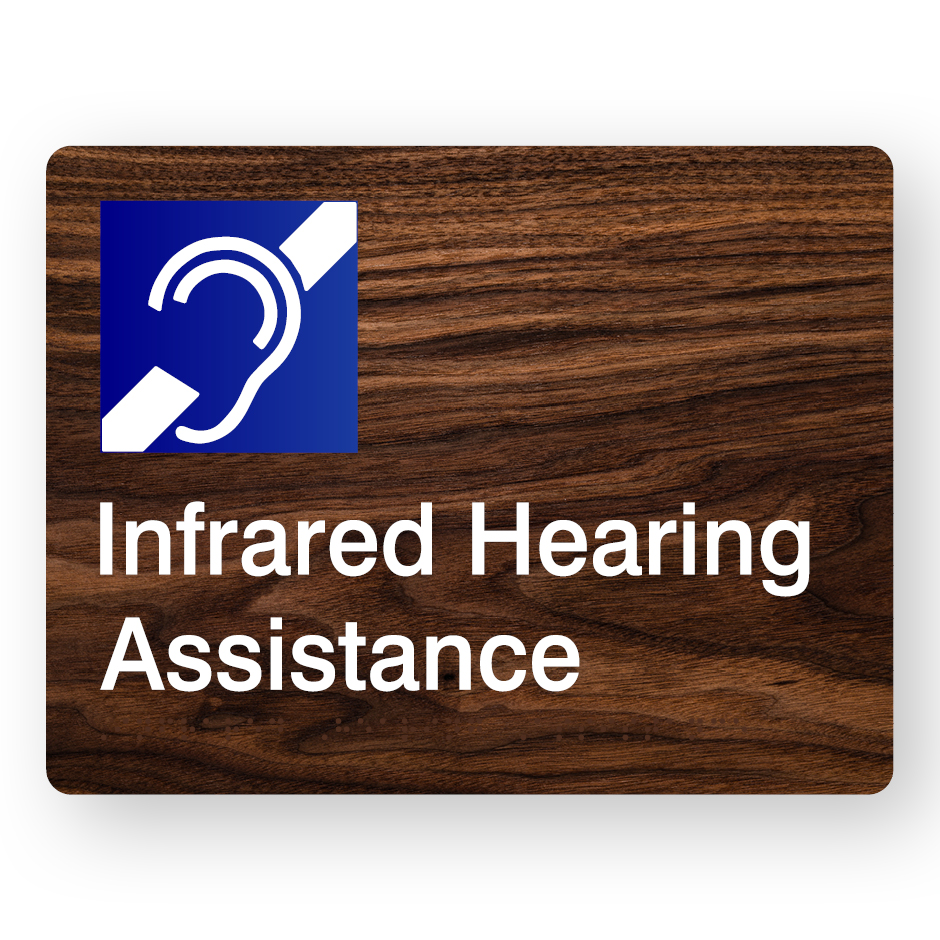 Braille Signs Australia - Infrared Hearing Assistance Braille Sign in ...